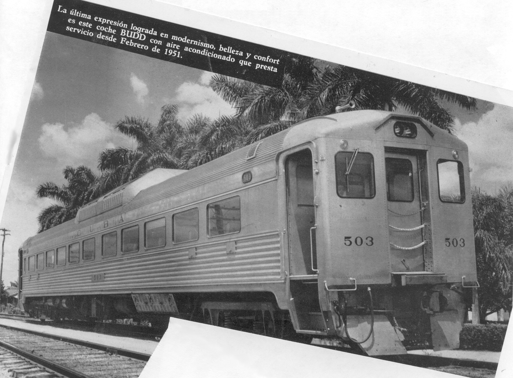 Ferrocarriles Consolidados de Cuba 1952 - 5. Del Material Rodante